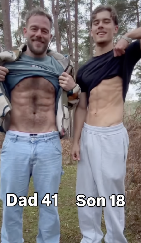 OnlyFans' Dean Byrne posts new videos with 18-year-old son