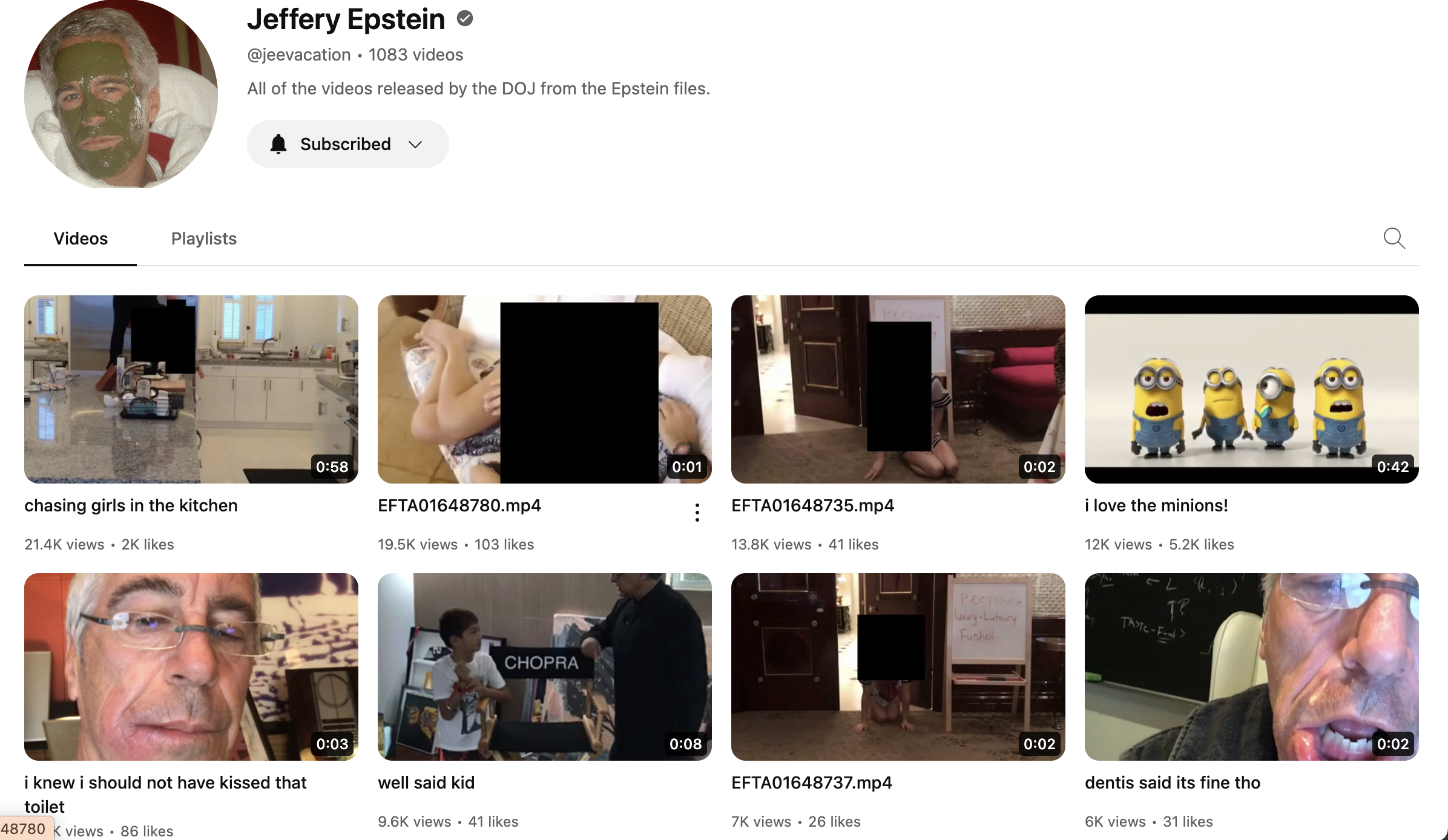 How to get JeffTube, where you can watch Jeffrey Epstein’s videos
