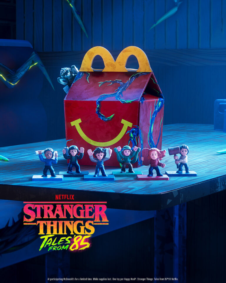 The toys inside new Stranger Things McDonald's Happy Meals