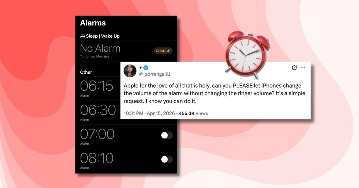 Here's how to change iPhone alarm and ringer volumes separately