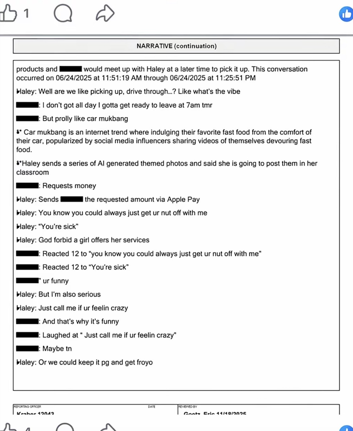 Noah Beck's sister fired as leaked messages reveal 'sugar mama ...