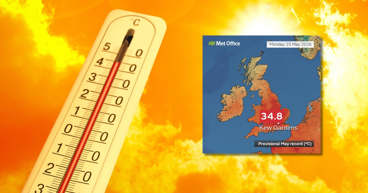 I'm melting, so how long is this May UK heatwave going to last?!