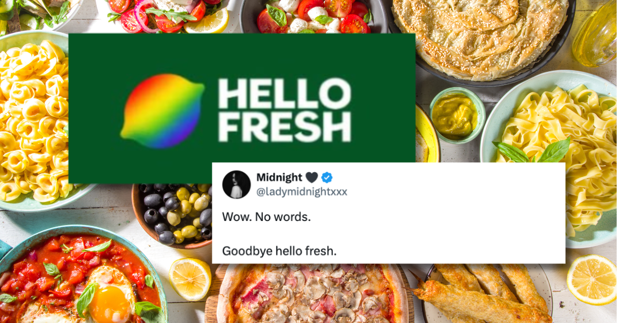 People call to 'boycott' HelloFresh after explicit Pride Month post