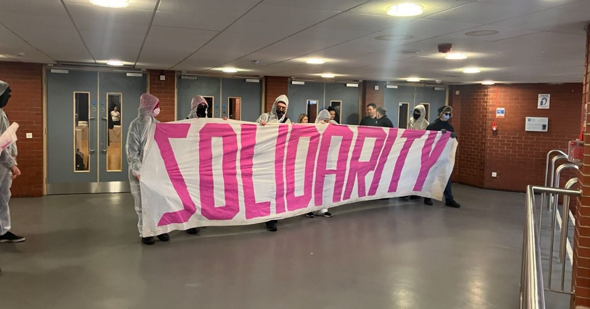 Sheffield students are occupying The Octagon in solidarity with ...