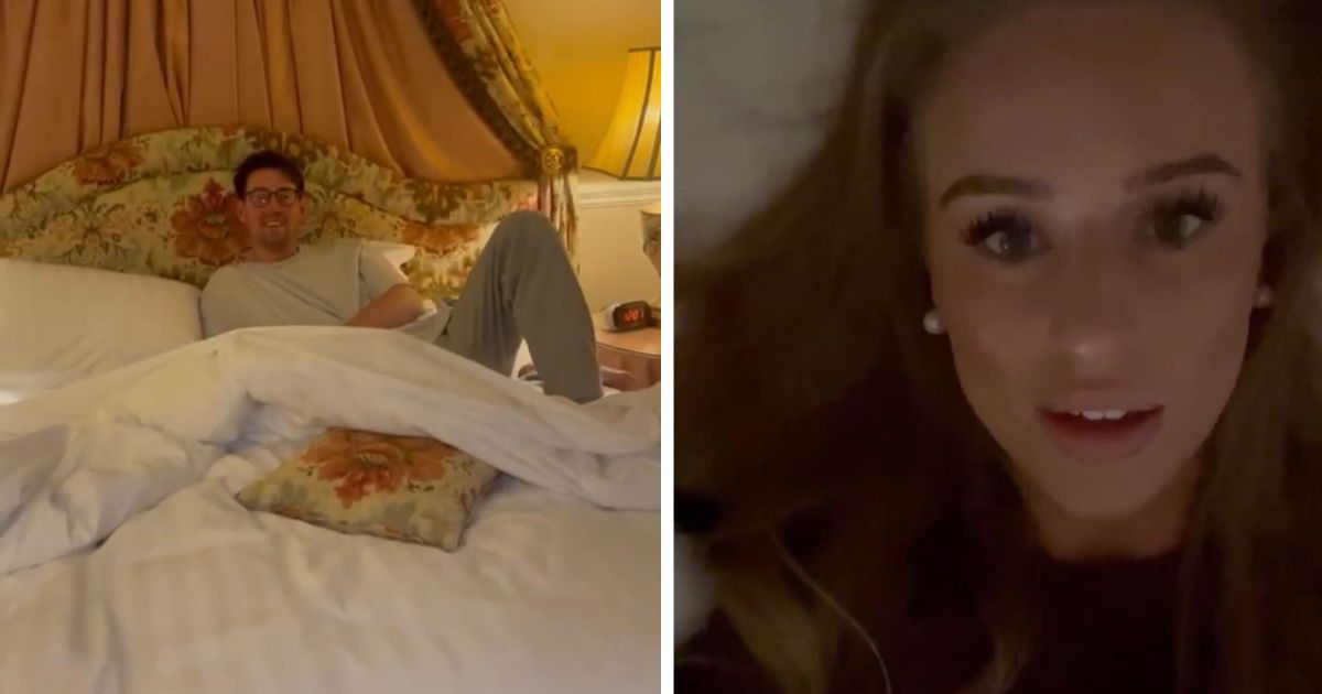 Leaked footage seems to show Hugo slept in the bed on MAFS Australia