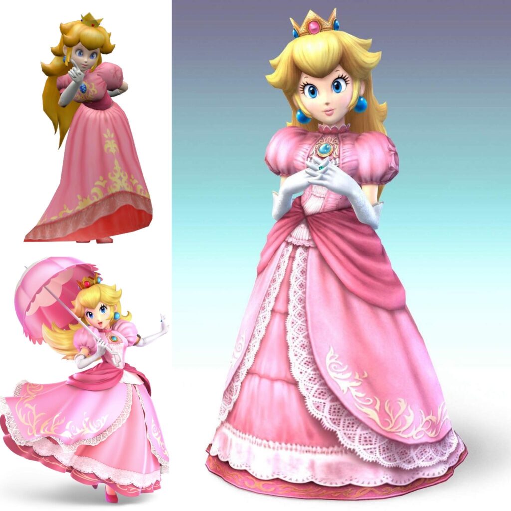 All Princess Peach outfits from Mario games, ranked by how hard they slay