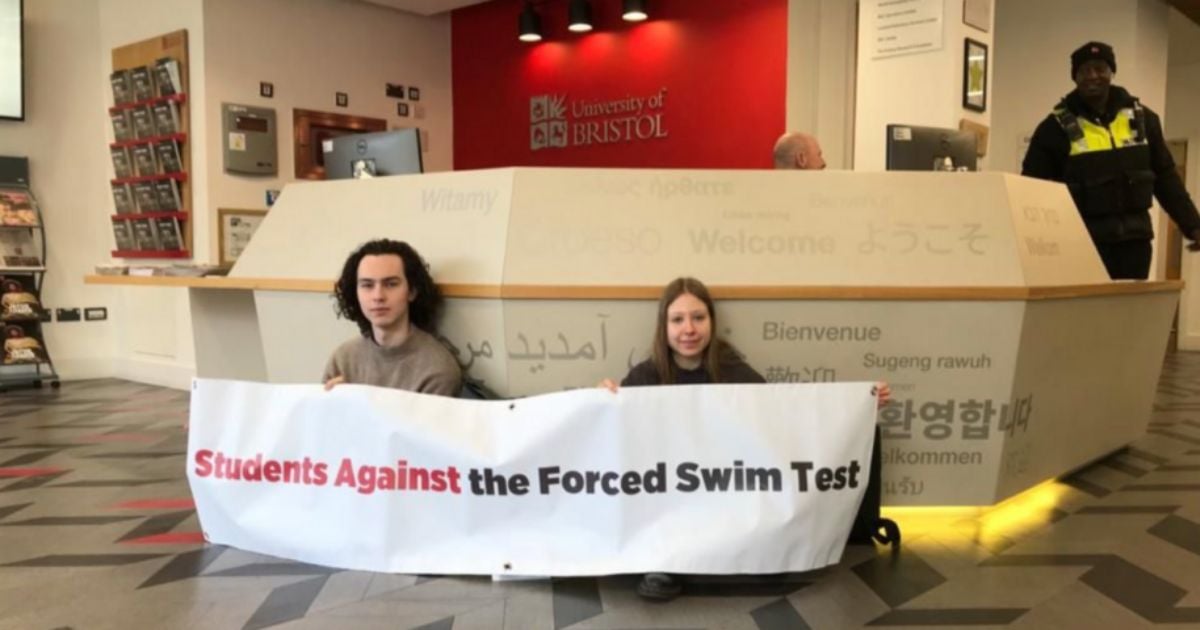 Bristol Uni students storm Beacon House in protest against ‘forced swim ...