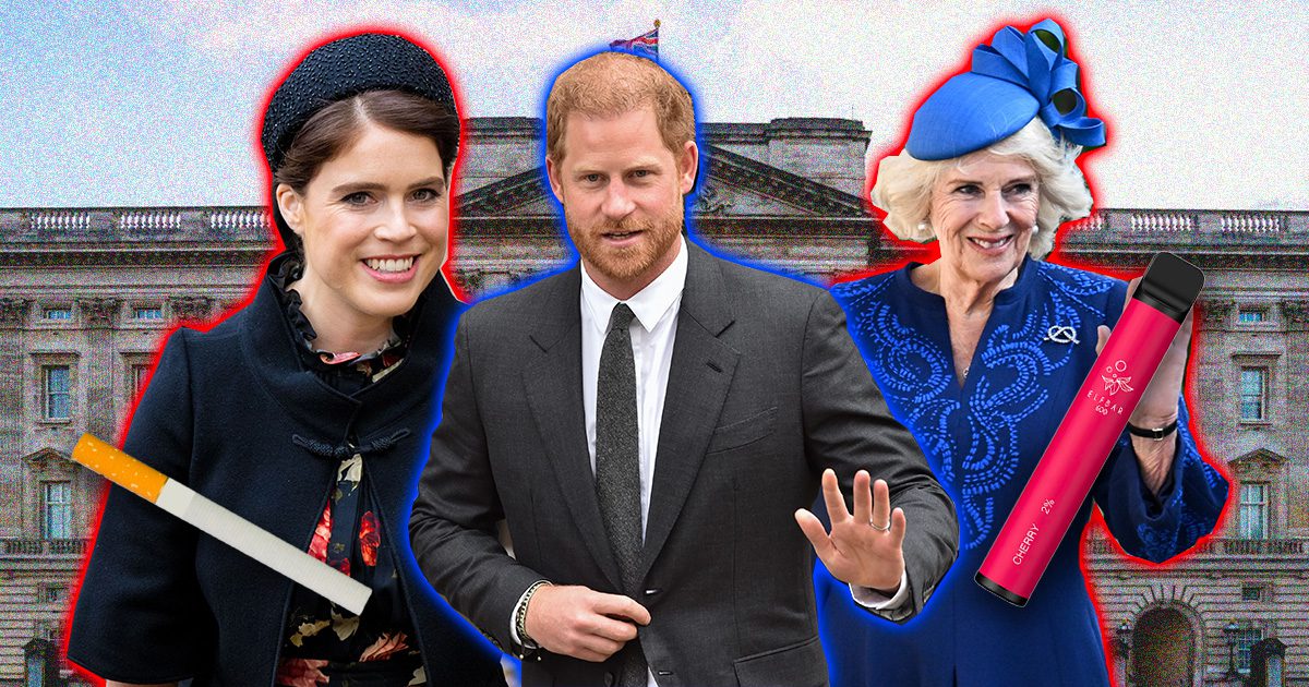 All the royals who smoke or vape, and family members who have given up