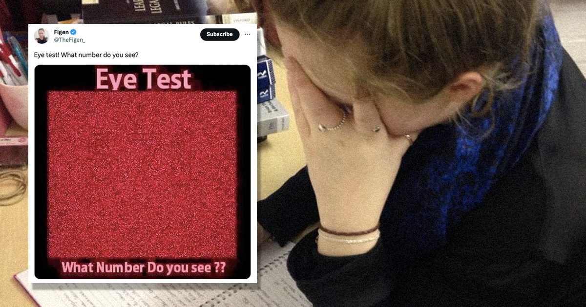Can you find the hidden number? The optical illusion that's wrecking ...