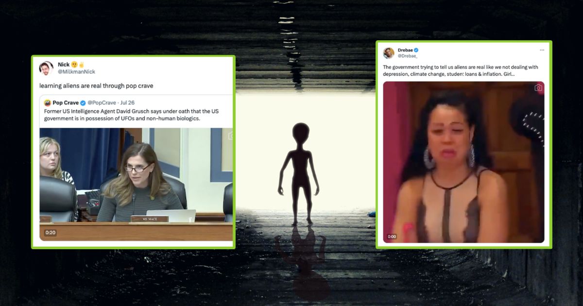 Right, aliens are apparently 'real' so here's a quick rundown of what's actually going on