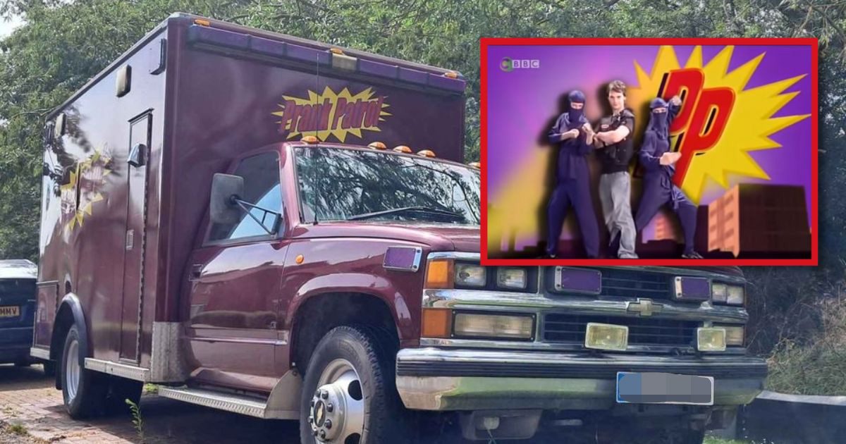 The Prank Patrol van is randoly being sold on Faceboobok Marketplace