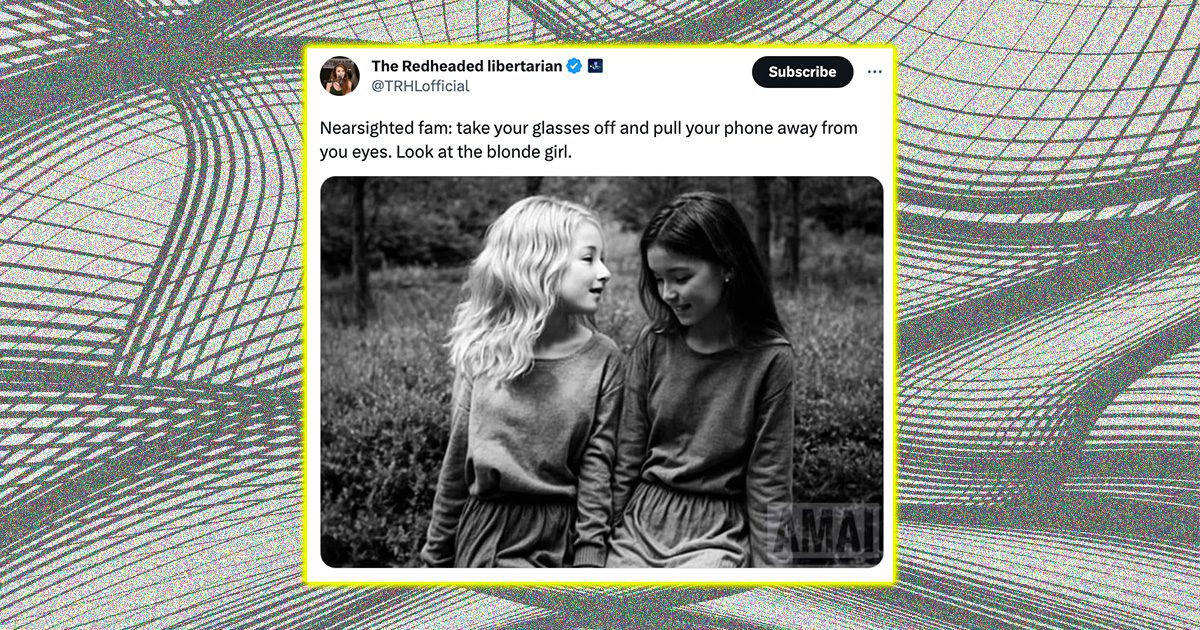 This Black And White Optical Illusion Of Two Girls Is Majorly Frustrating