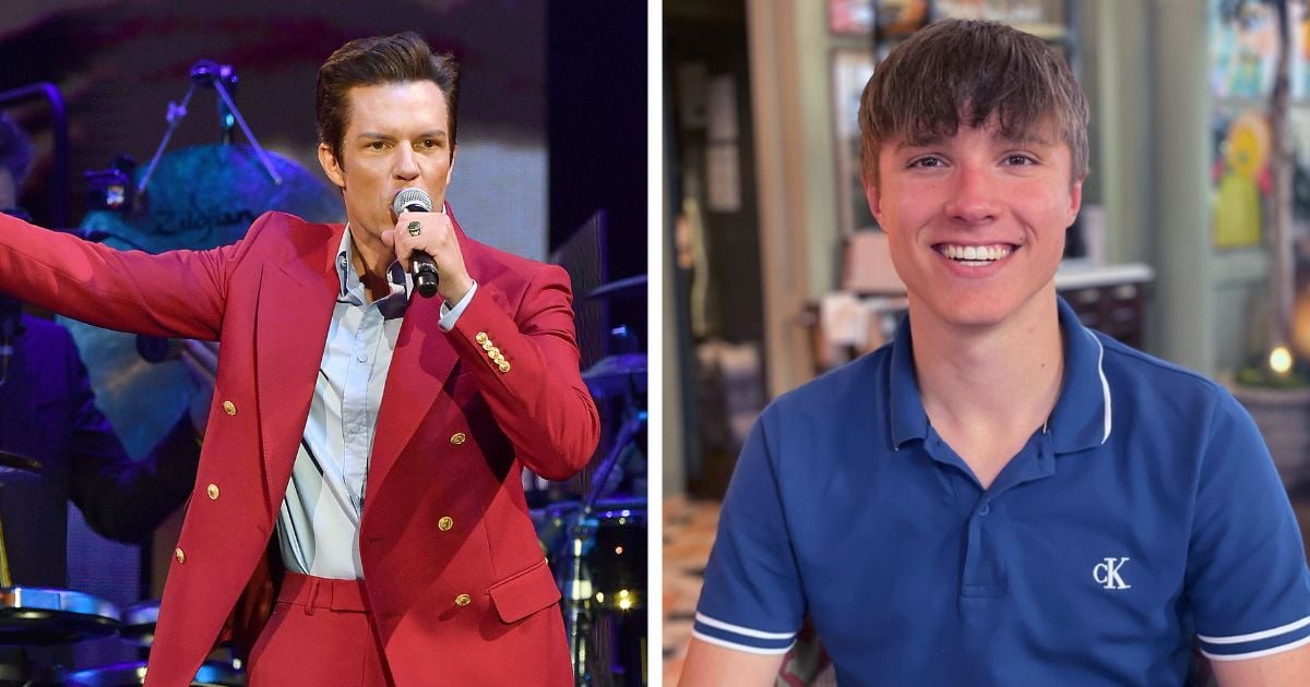 The Killers pay tribute to Barnaby Webber during Reading Festival set