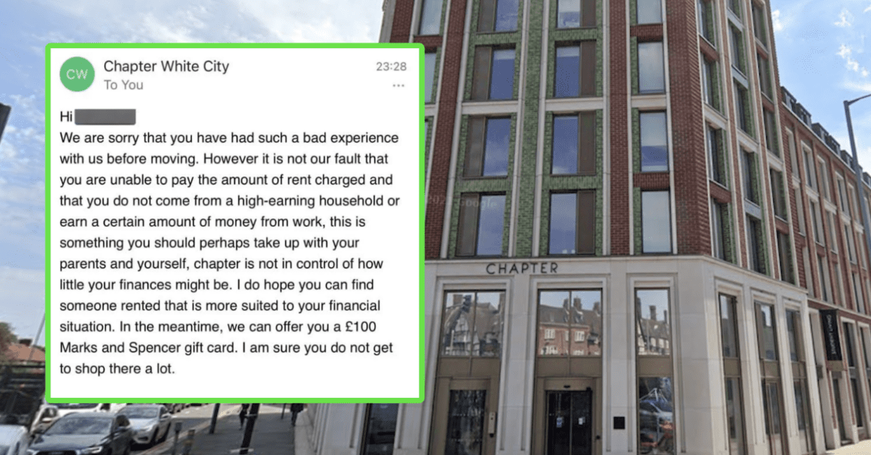 Uni halls denies fake email about student who couldn't afford rent