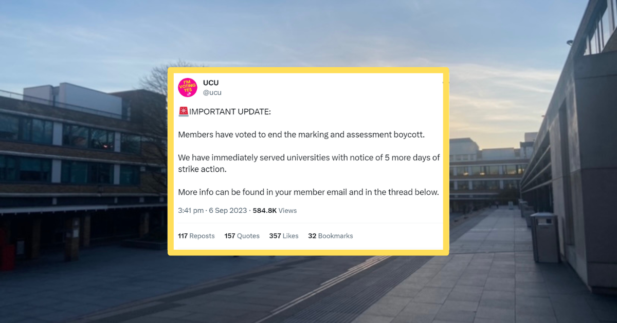 It's over! UCU announce the official end of the marking and assessment boycott