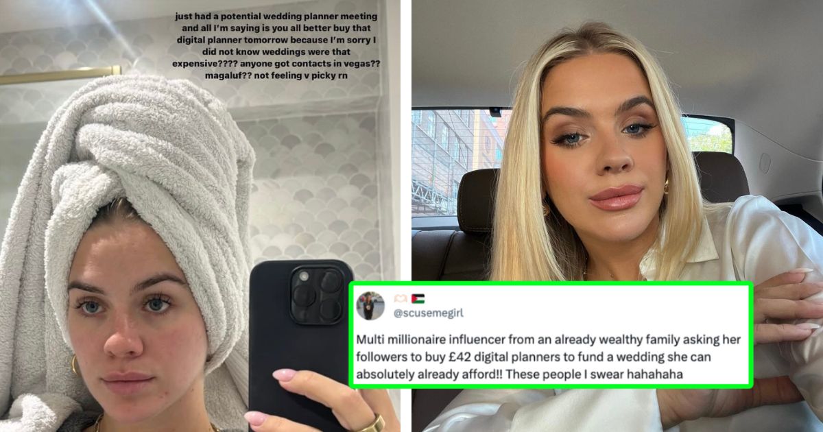 Grace Beverley criticised for asking fans to help fund her wedding