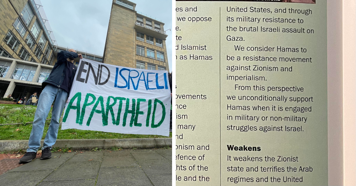 Bristol Uni vice-chancellor condemns selling of pro-Hamas booklets on ...