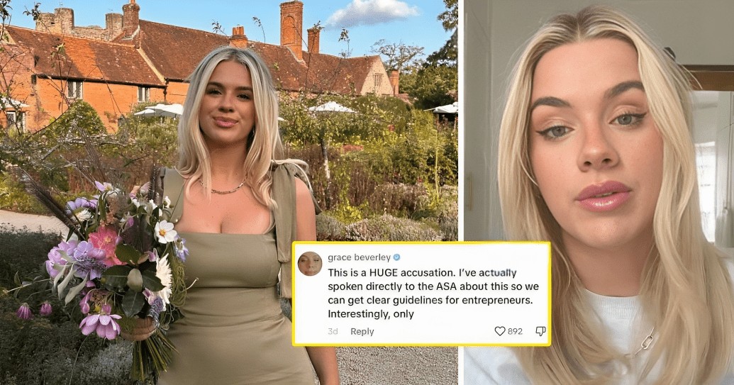 Grace Beverley responds to allegations of her 'illegal ad practices'