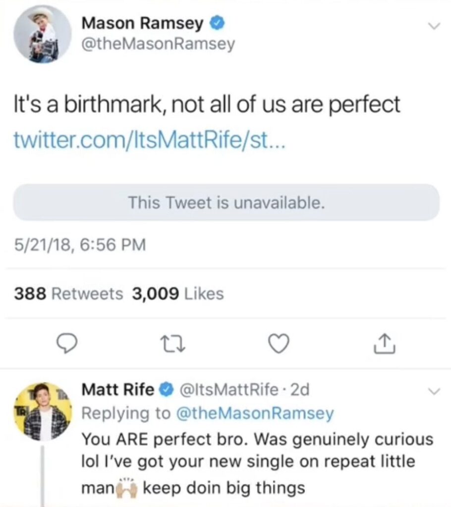 People are just realising that Matt Rife went for the Walmart yodelling kid