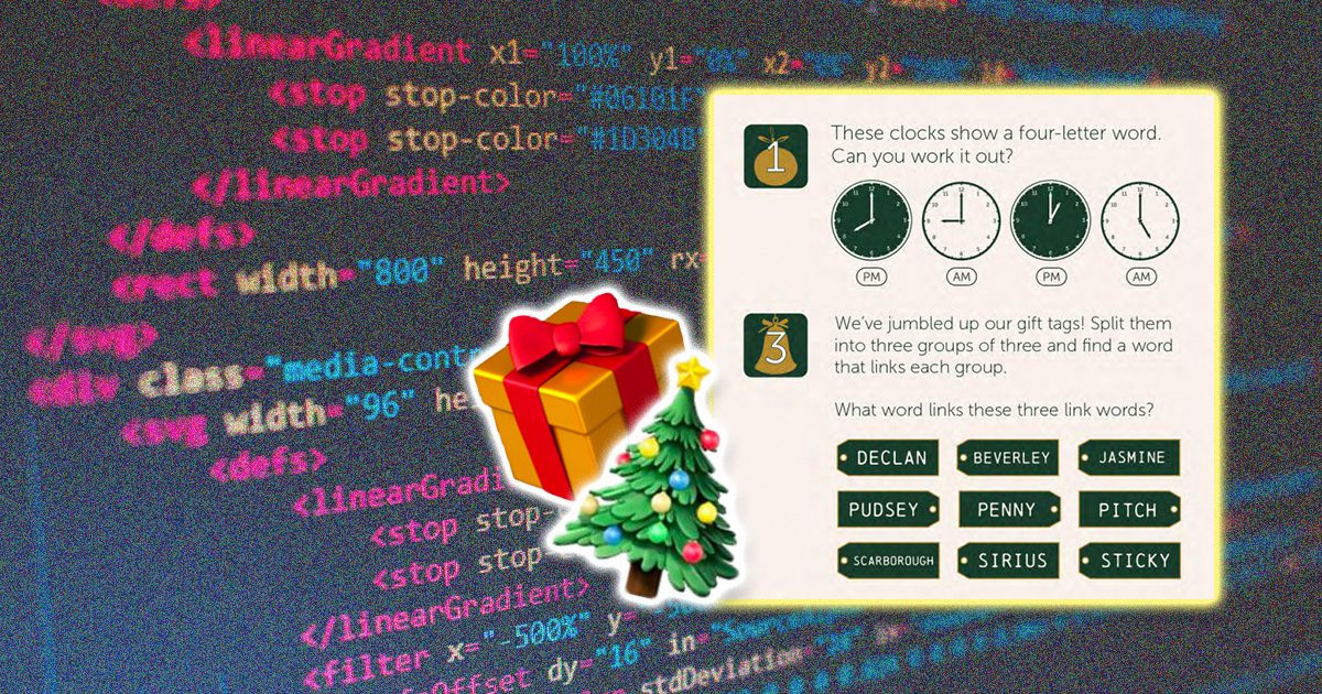 Festive brainteasers and code set by real life spies - crack the answer ...