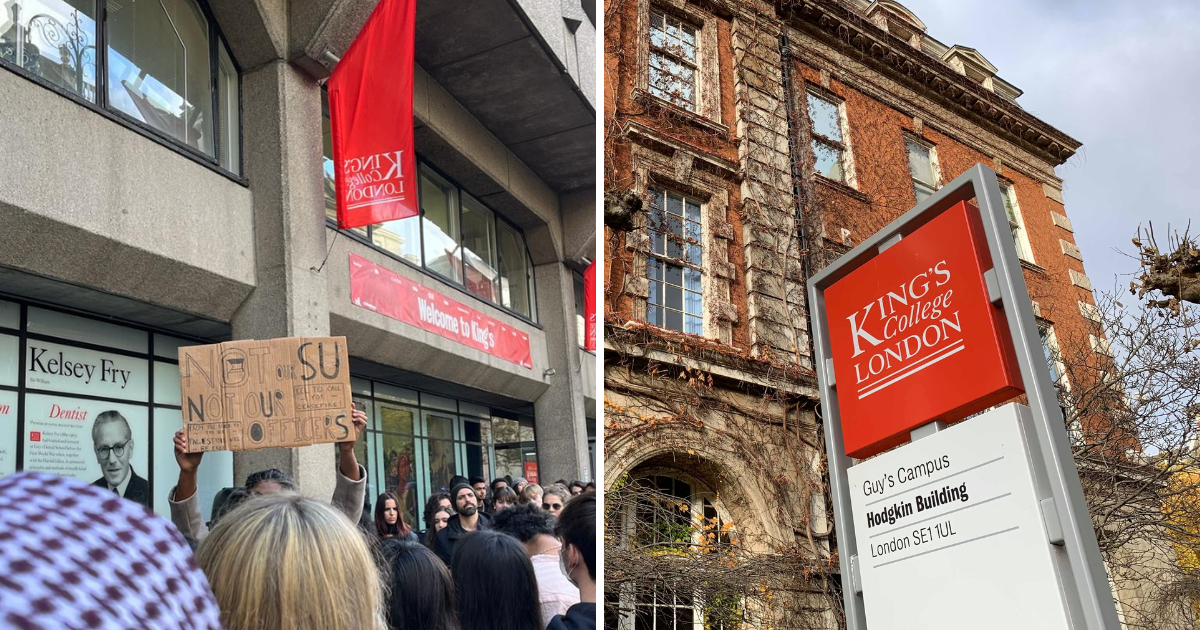 Three King’s College London SU officers suspended for showing ...
