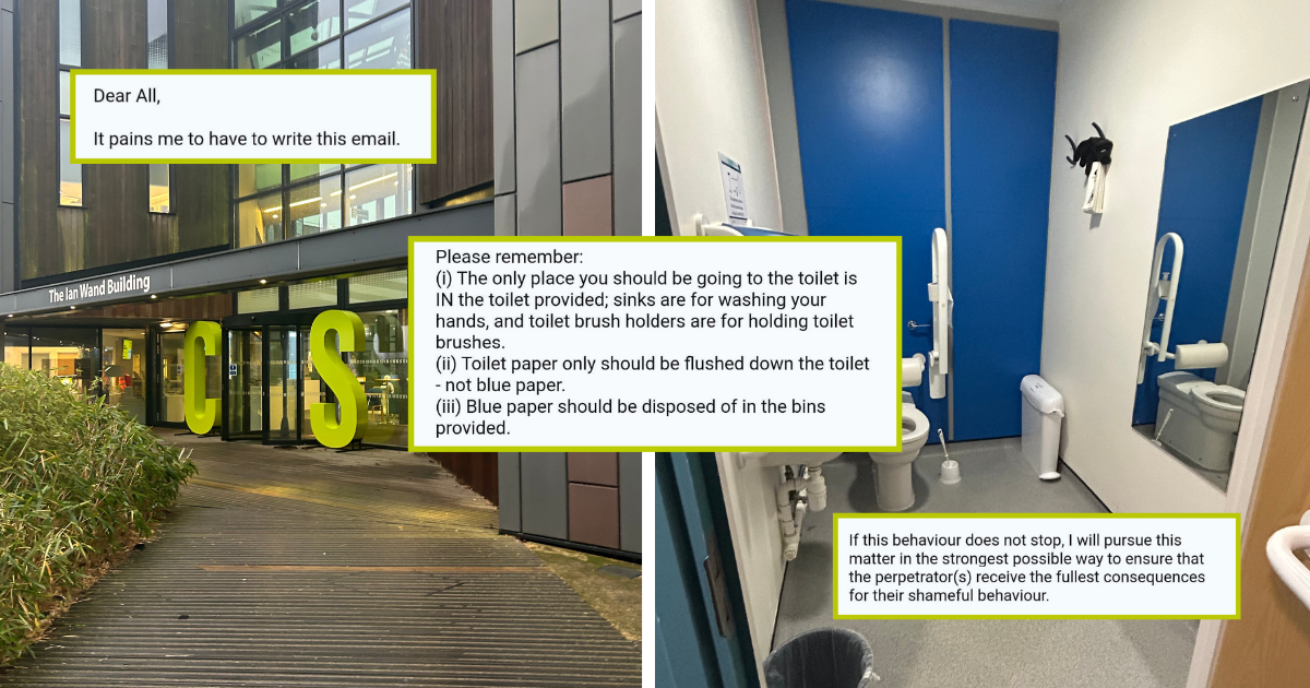 Um guys, we checked out *that* computer science 'misused' toilet and it ...