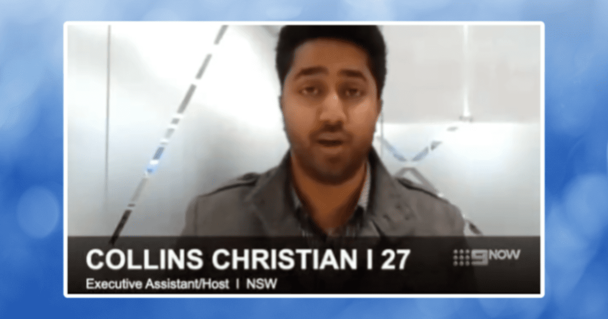 The MAFS Australia audition tape of Collins is really akward and cringe