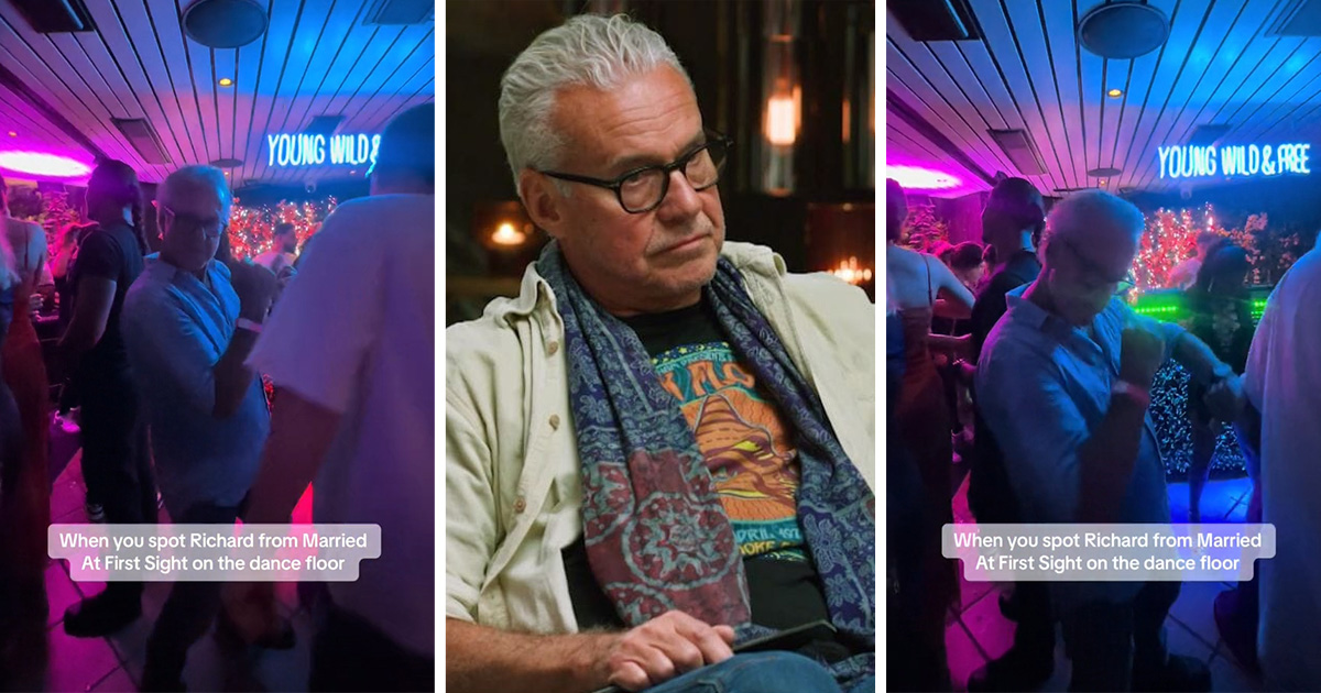 Incredible video of Richard from MAFS Australia 2024 on a big night out