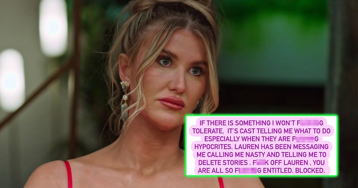 Lauren claps back to MAFS Australia 2024 meme page that shaded Sara