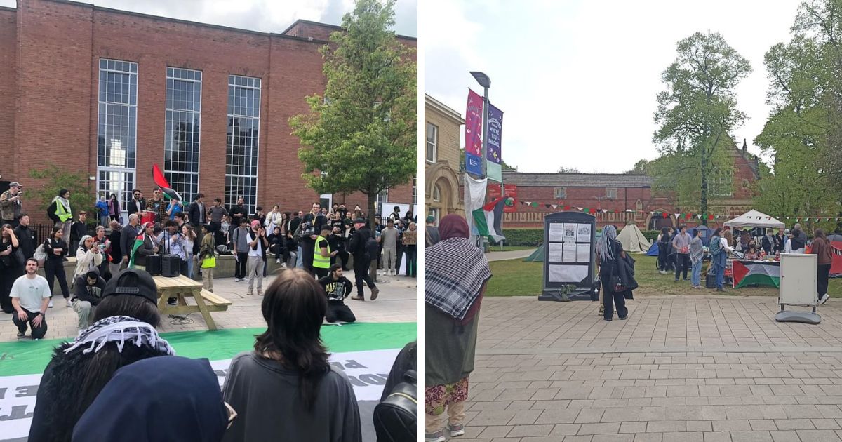 Students launch ‘indefinite’ encampment outside Leeds Uni SU in ...