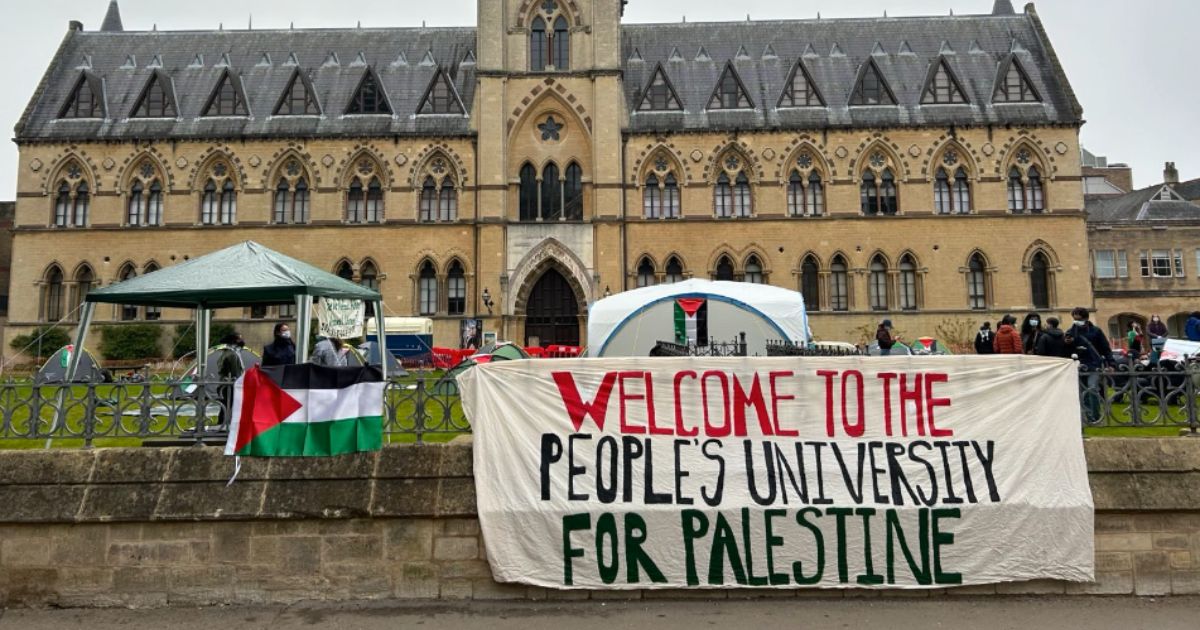 Students launch pro-Palestine encampment at The University of Oxford