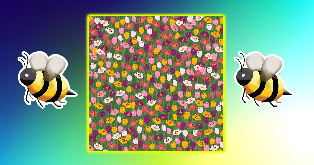 You have 20/20 vision if you can spot the bee in this irritating ...