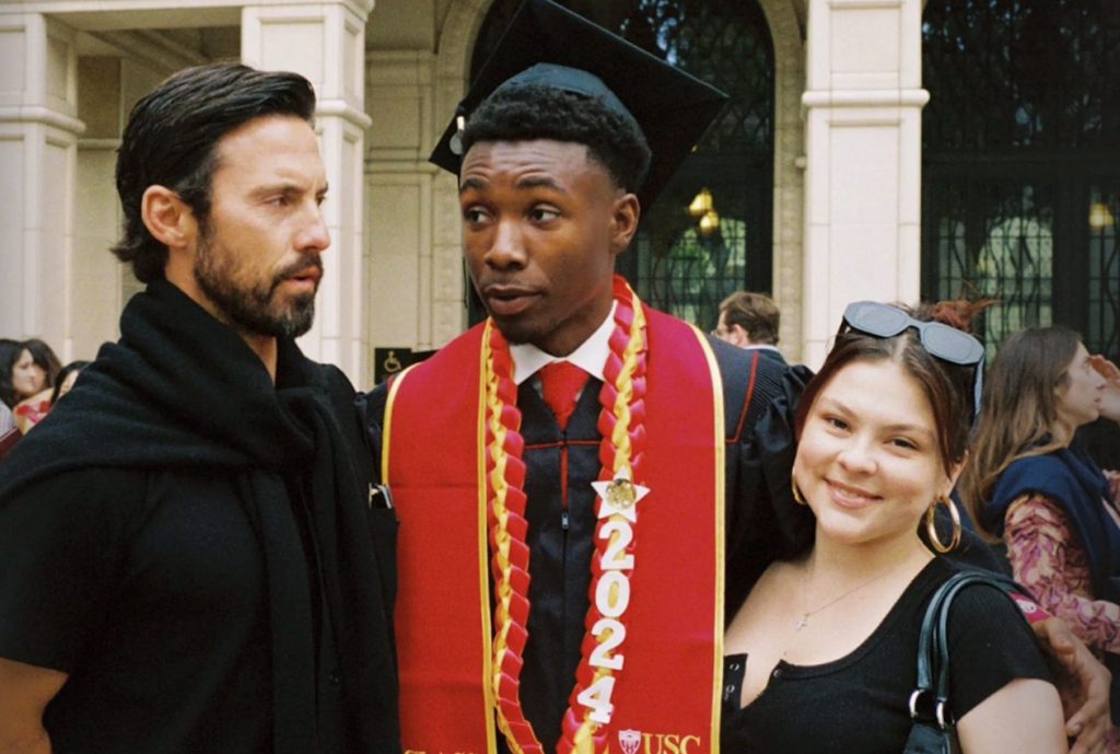 Jack from This is Us went to the uni graduation of Randall in real life