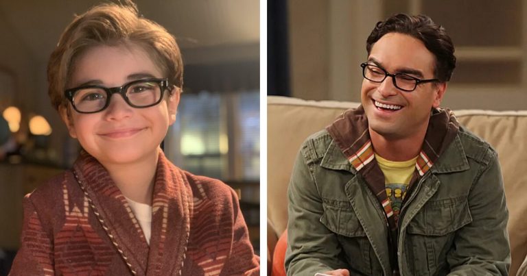 Young to old transformations from Young Sheldon to Big Bang Theory