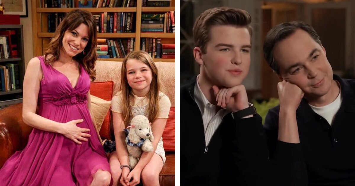 Young to old transformations from Young Sheldon to Big Bang Theory