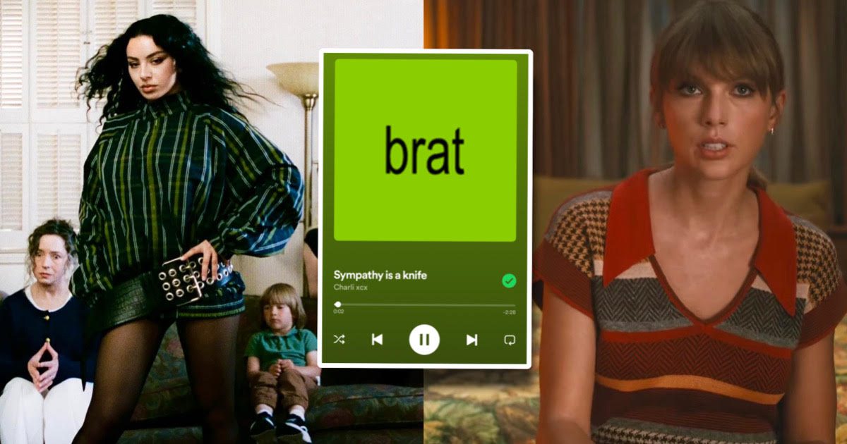 Explaining the Taylor Swift shady dig on new Charli XCX album BRAT