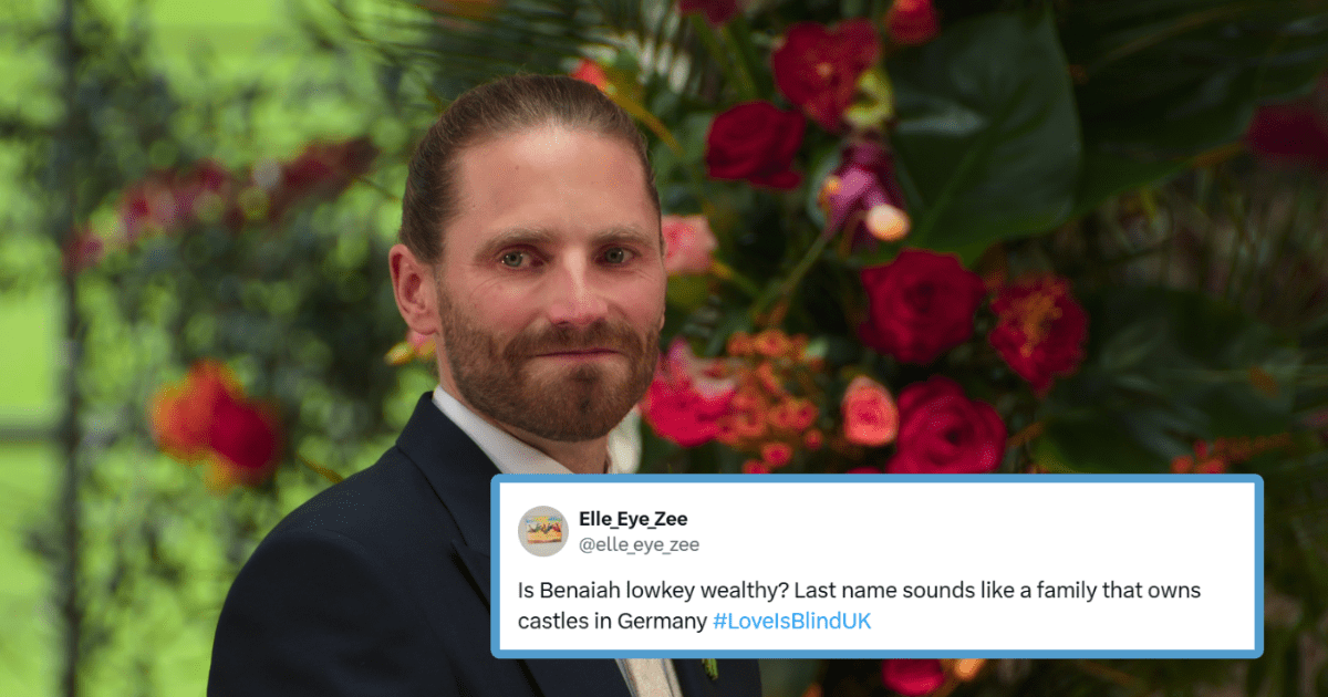 So, it turns out Benaiah from Love Is Blind UK is secretly absolutely ...