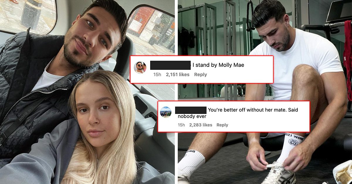 Tommy Fury's first post since Molly-Mae split plagued with hate comments