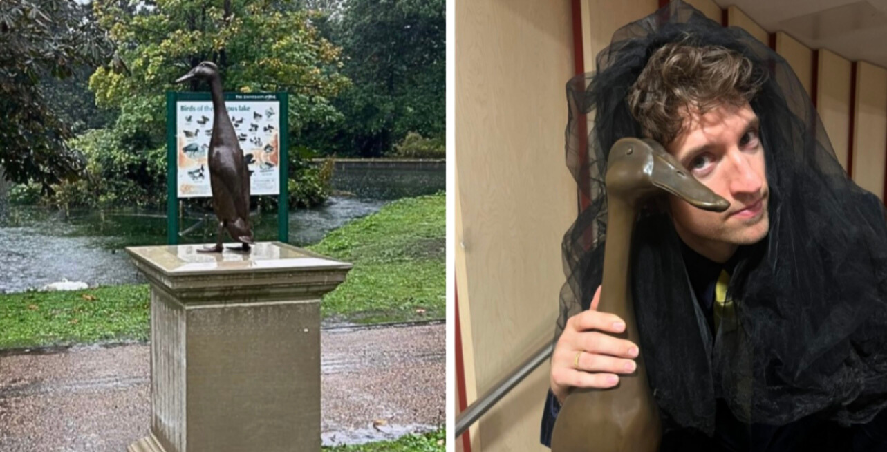 He's here! A look at the Long Boi statue on University of York campus
