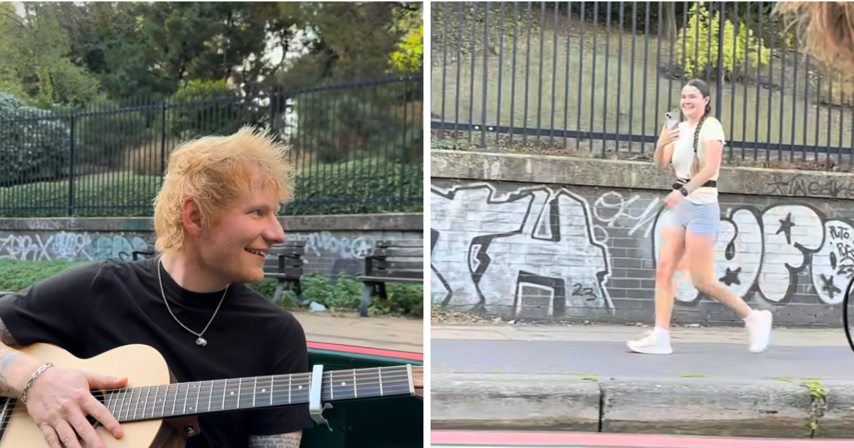 ‘So unexpected’: Ed Sheeran serenades UCL grad from canal boat whilst ...
