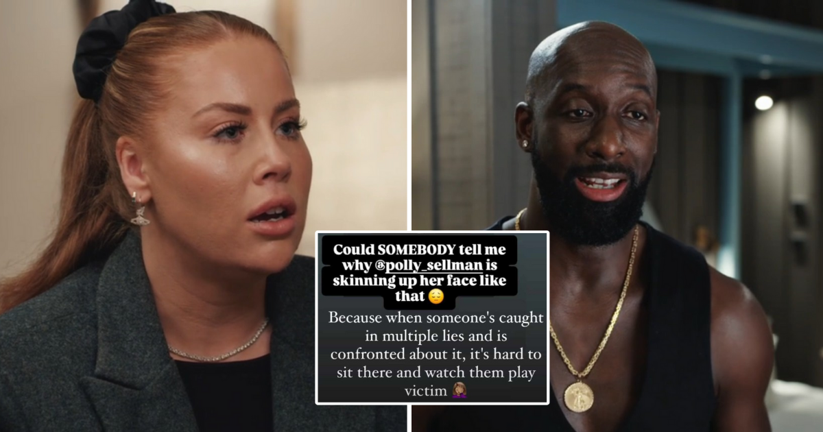 Polly and Orson feuding over Hannah as he defends her on MAFS UK
