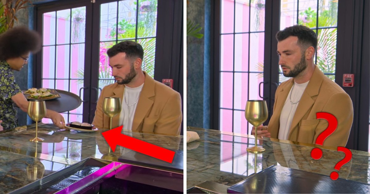 People noticed this weird staged moment with the families on Love Is Blind