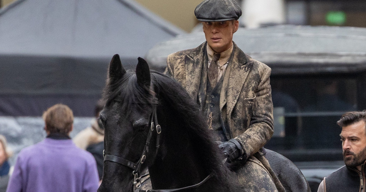 Cillian Murphy spotted in Birmingham for new Peaky Blinders film