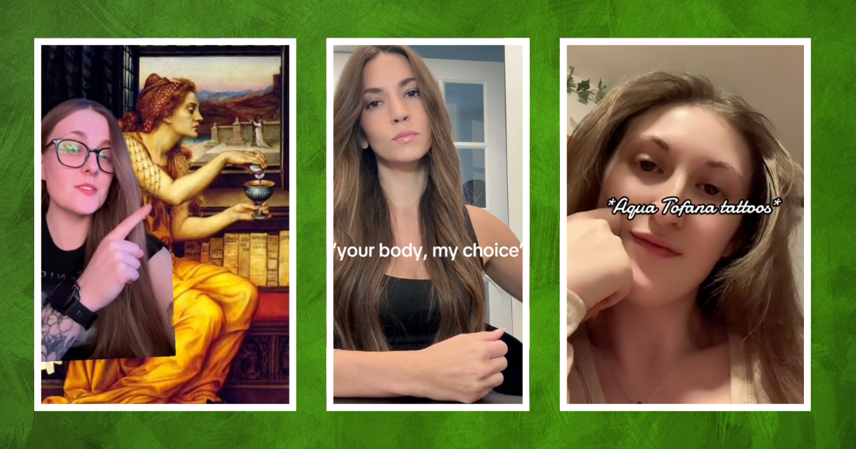 MATGA Movement sees women 'poison' men with Aqua Tofna