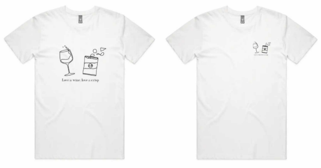 MAFS UK icon Emma has released her own 'wine and crisp' merch