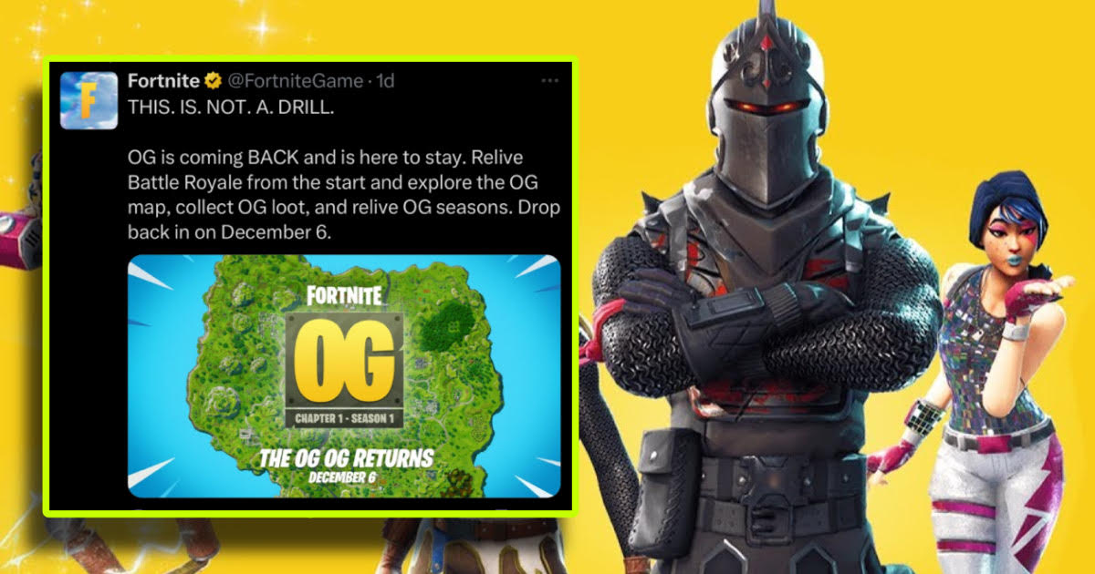 Inside theory Battle Pass could return with Fortnite Chapter 1 OG