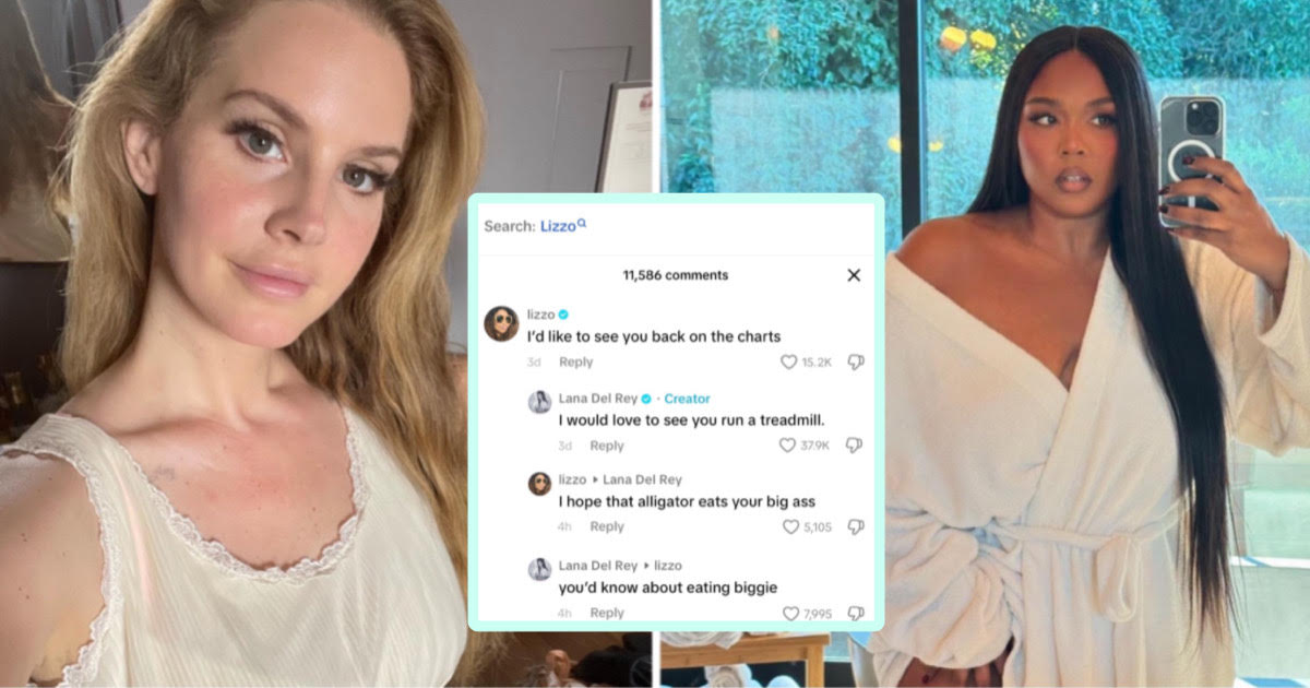 Lana Del Rey responds to fake TikTok screenshot of Lizzo beef