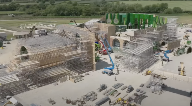 Inside the epic real-life Wicked set with a 16-tonne train and nine ...