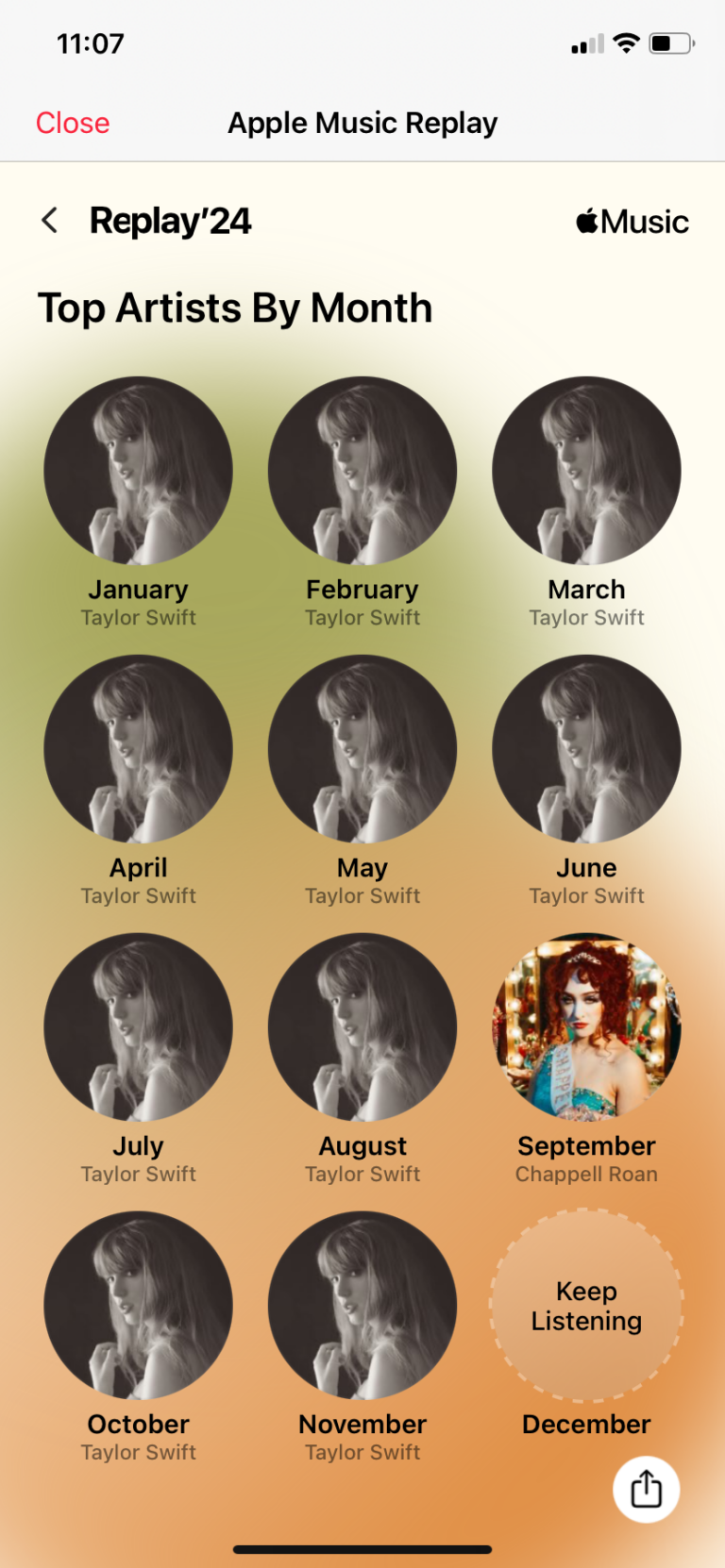 How to see your Apple Music Replay 2024 and stats for each artist