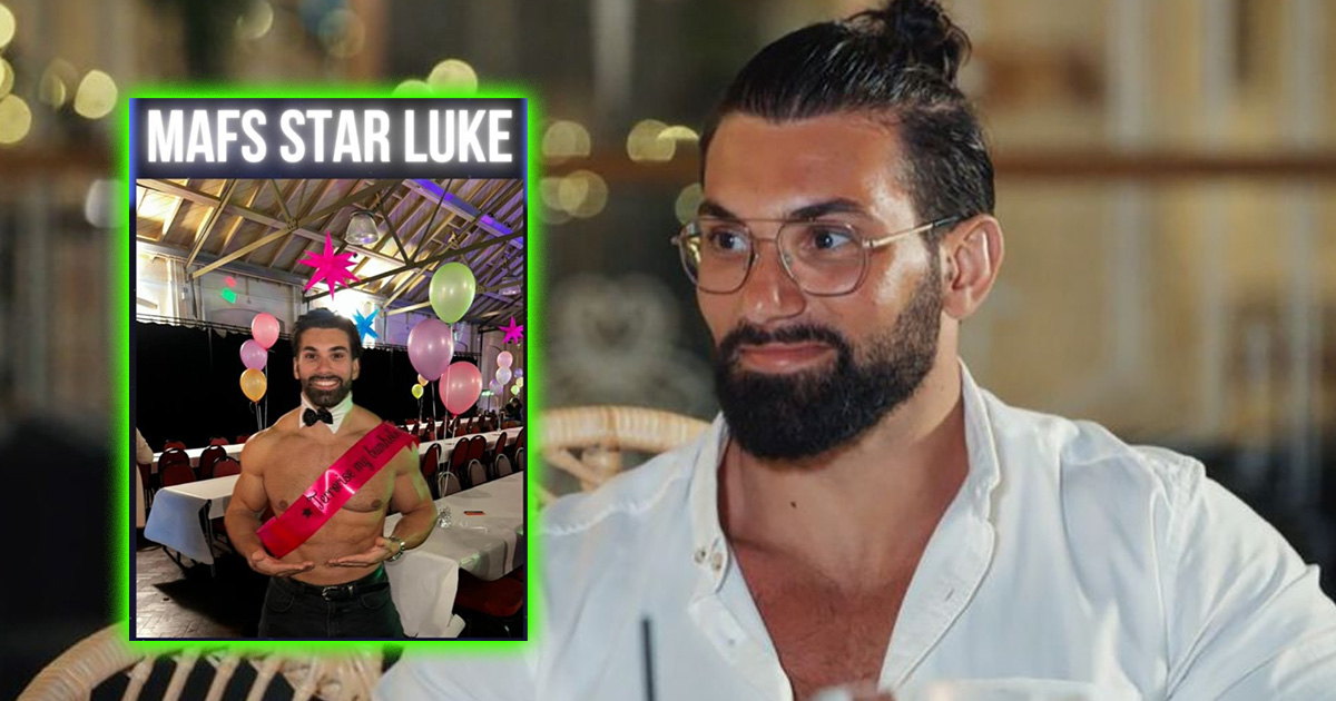 MAFS UK's Luke has event where you can spend night with him